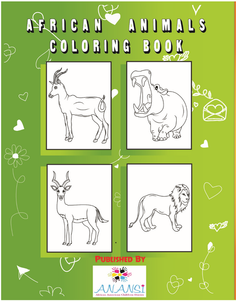 AFRICAN ANIMALS COLORING BOOK – Seaburn